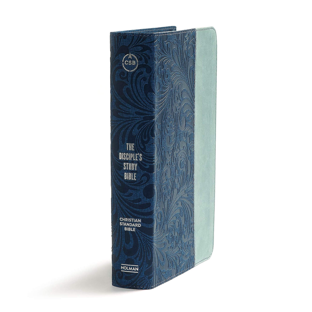 CSB Disciple's Study Bible--soft leather-look, navy blue/mist – Craft ...