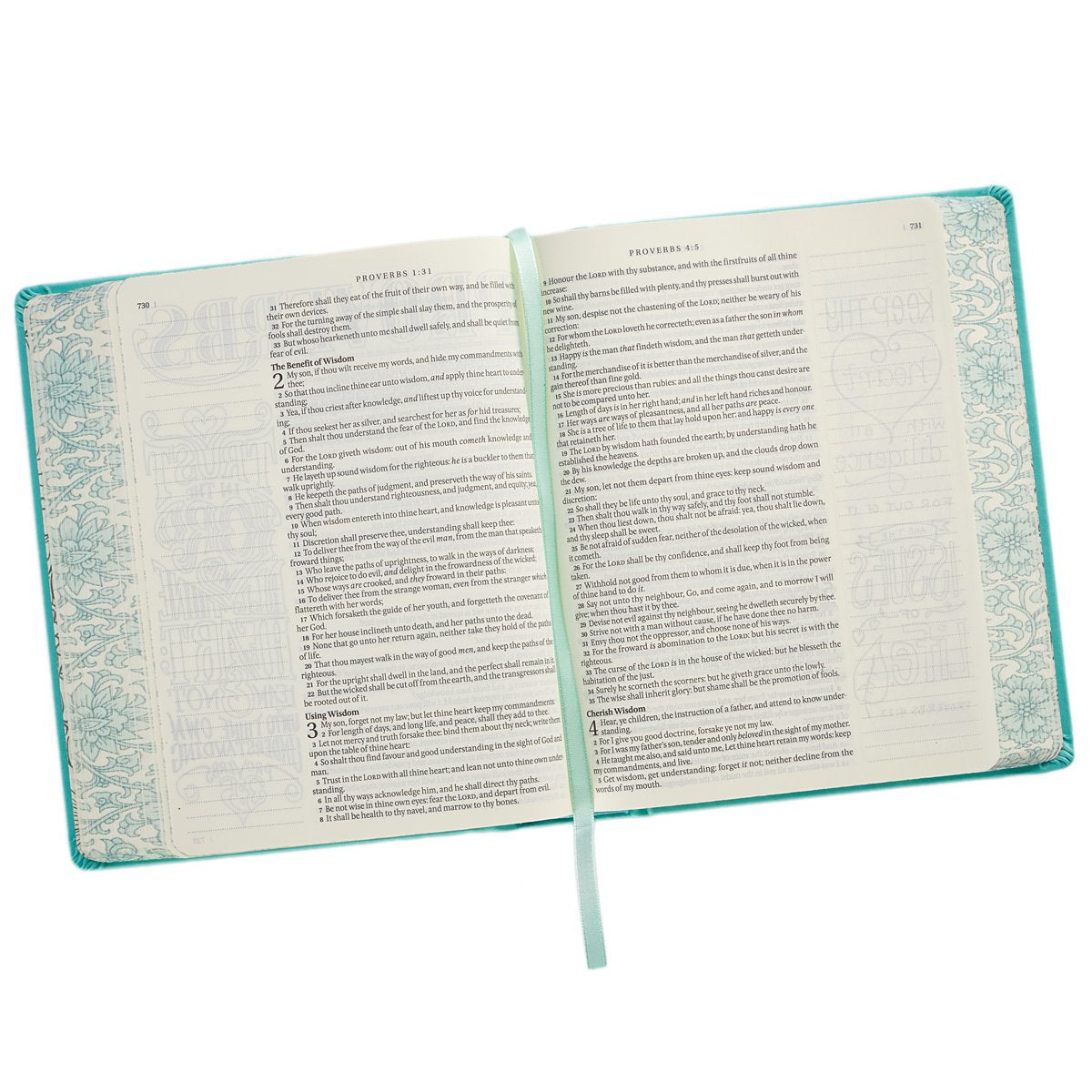 KJV Holy Bible My Creative Bible, Teal Hardcover Faux Leather - KJV033 ...