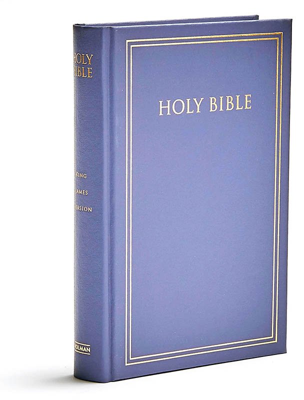 KJV Pew Bible--hardcover, blue – Craft for Christ PH