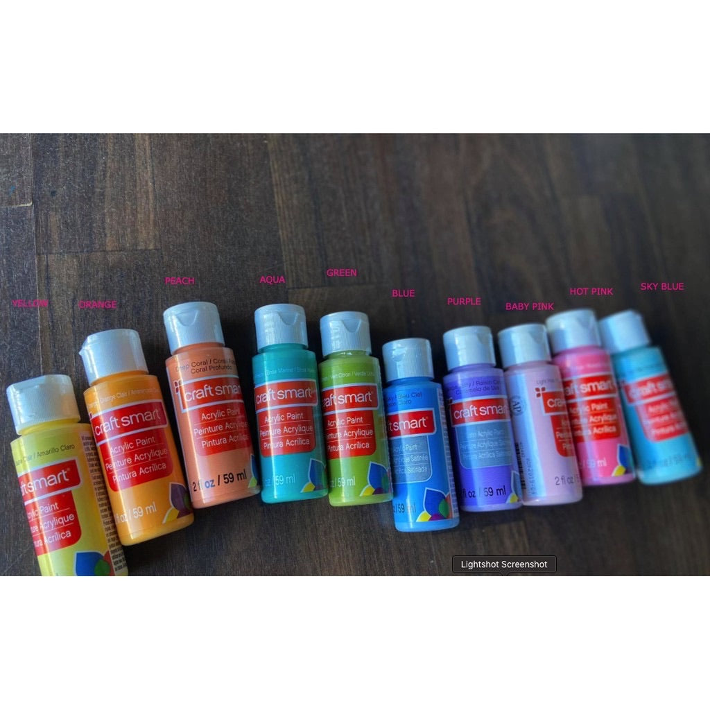 Craftsmart Acrylic Paint Pastel Colors – Craft for Christ PH